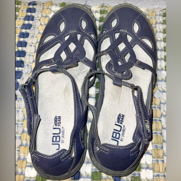 JBU | Shoes | Jambu Jbu Memory Foam Mary Jane Sandals Casual Shoes ...
